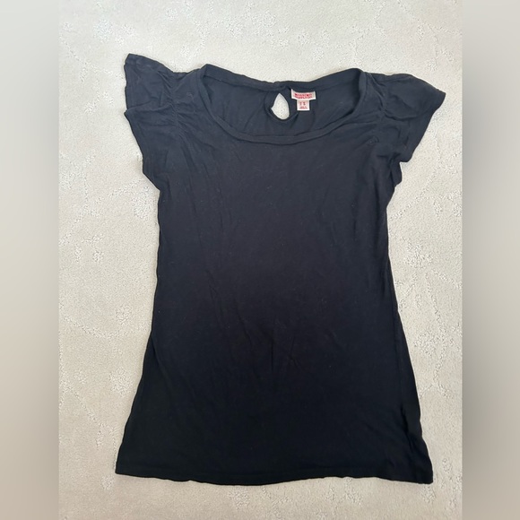 Mossimo Supply Co. | Tops | Black Mossimo Supply Co Short Sleeve Shrt ...